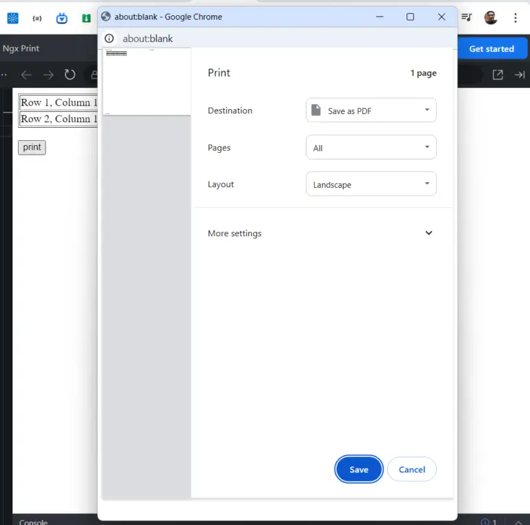 Angular ngx-print Example to Print HTML Section to PDF in Modal Window ...